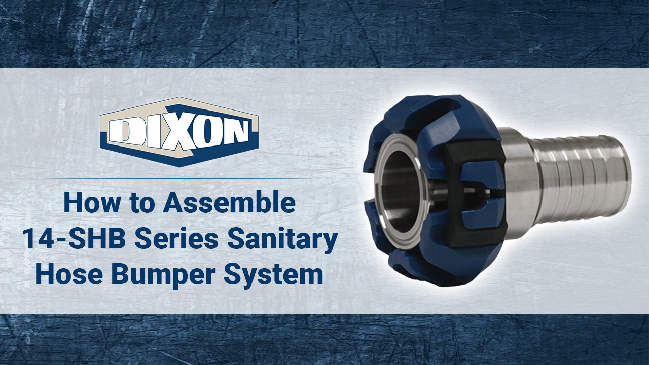 How to Assemble 14-SHB Series Sanitary Hose Bumper System | Dixon